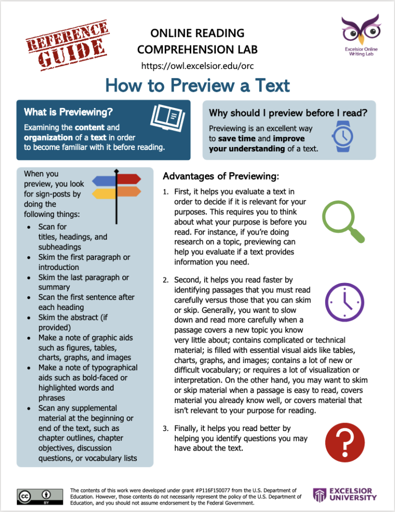 Handouts - Excelsior OWL