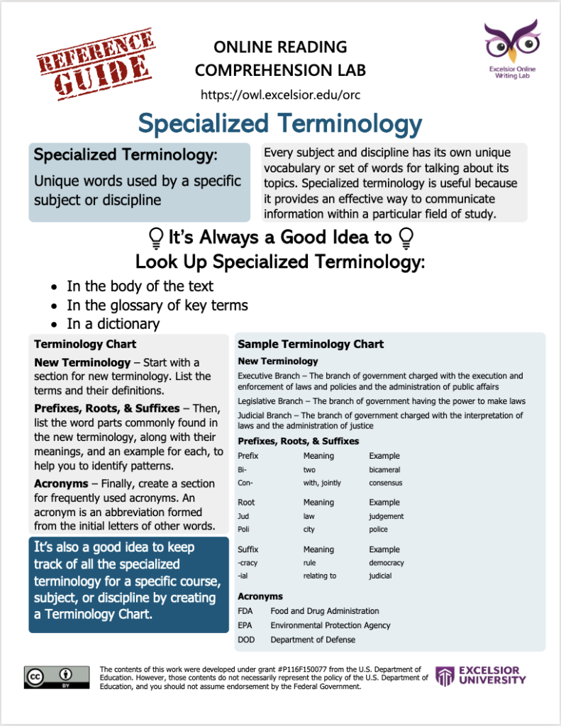 Handouts - Excelsior OWL