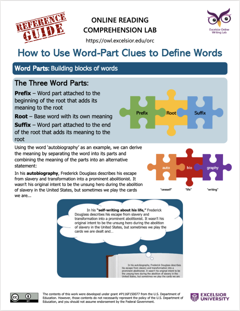 Handouts - Excelsior OWL