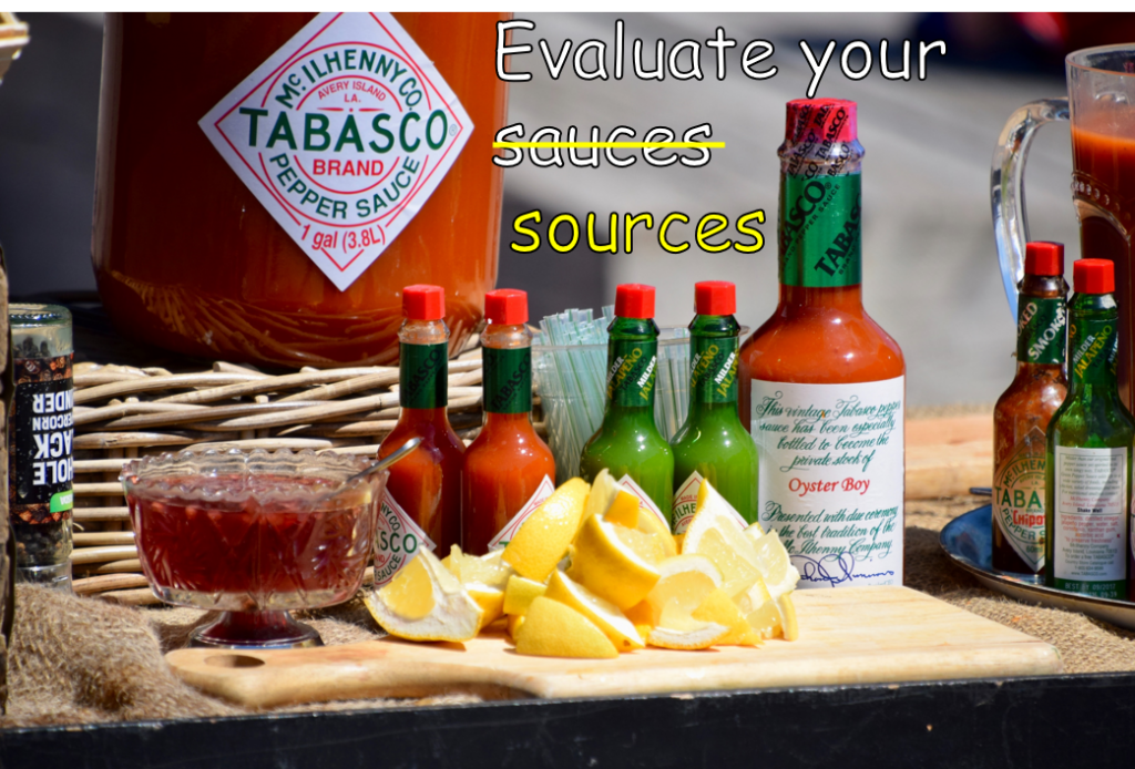 Evaluating Sources - Excelsior OWL