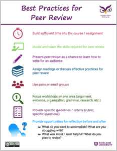 Peer Review & Revision - Excelsior OWL