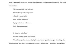 MLA Block Quotations - Excelsior OWL